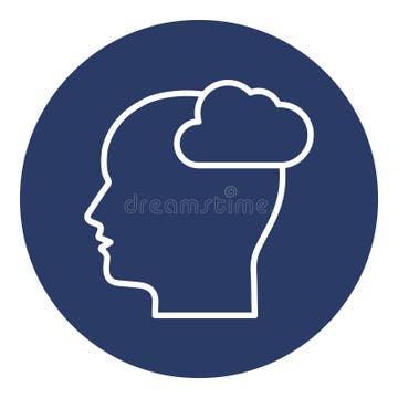Human, Brain, Cloud, Head, Brainstorming Cloud Icon Stock Vector ...