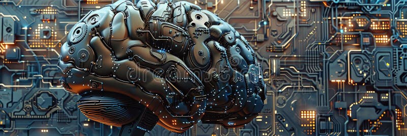 Human Brain Machine Cogs Stock Illustrations – 593 Human Brain Machine ...