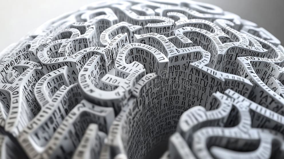 A Human Brain Constructed Entirely from Letters of the Alphabet and ...