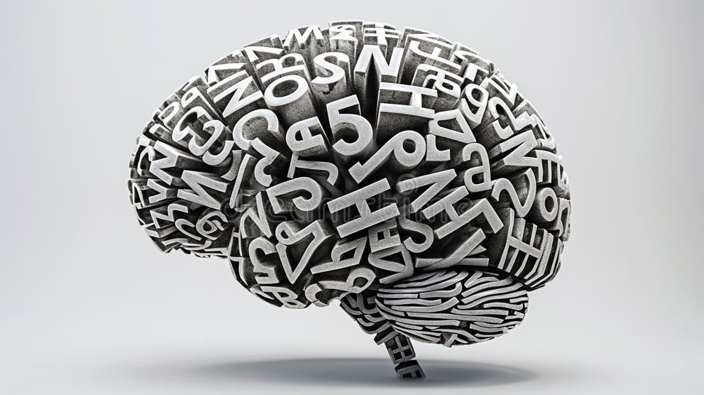 A Human Brain Constructed Entirely from Letters of the Alphabet and ...