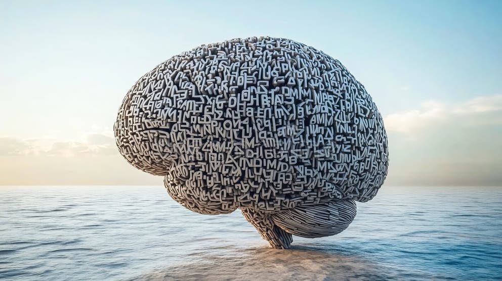 A Human Brain Constructed Entirely from Letters of the Alphabet and ...