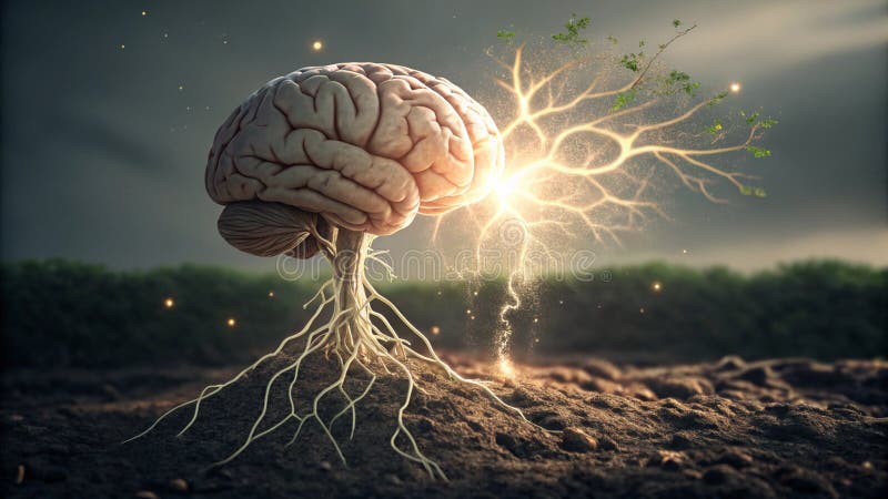 Human Brain S Anatomy Depicts the Cerebral Organ, a Concept of Mind ...