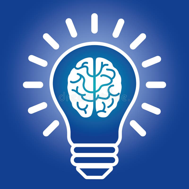 Human brain design. stock vector. Illustration of idea - 58677684