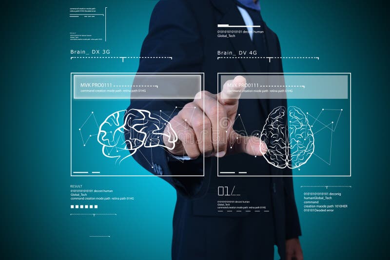 Human Brain Development Concept Stock Photo - Image of dreams, hands ...