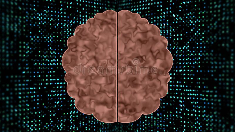 Digital Human Animation with Bright Background Stock Footage - Video of ...