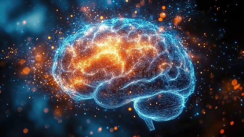 Human Brain Electrical Activity Stock Illustrations – 1,021 Human Brain ...