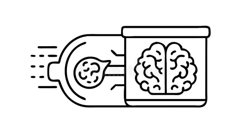 Human Brain Frontal Icon Vector, Mind, Cognitive, Vector Design ...