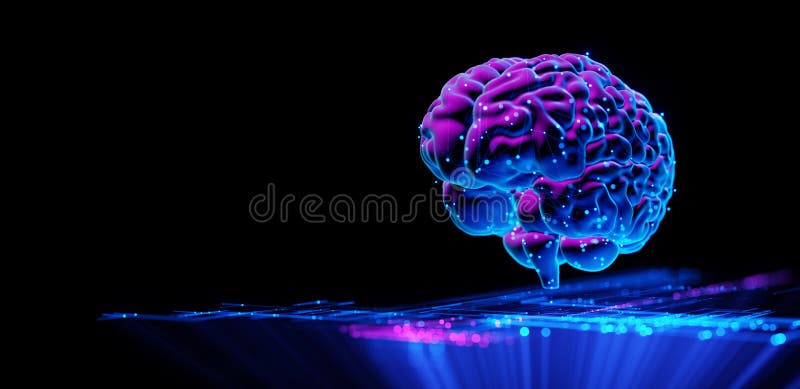 Human Brain - Futuristic Concept of Intelligence, Science and Mind ...