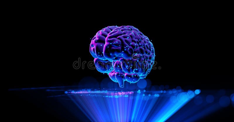 Human Brain - Futuristic Concept of Intelligence, Science and Mind ...