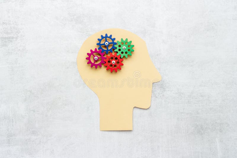 Human Brain of Gears. Mental Work and Idea Concept Stock Photo - Image ...