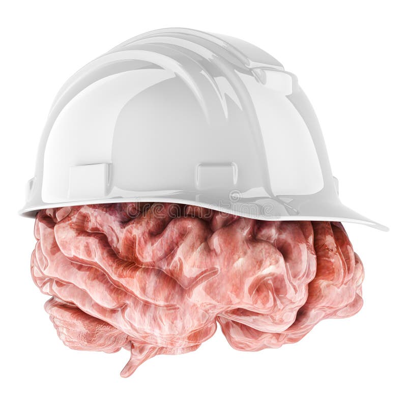 Brain Hard Hat Stock Illustrations – 47 Brain Hard Hat Stock ...