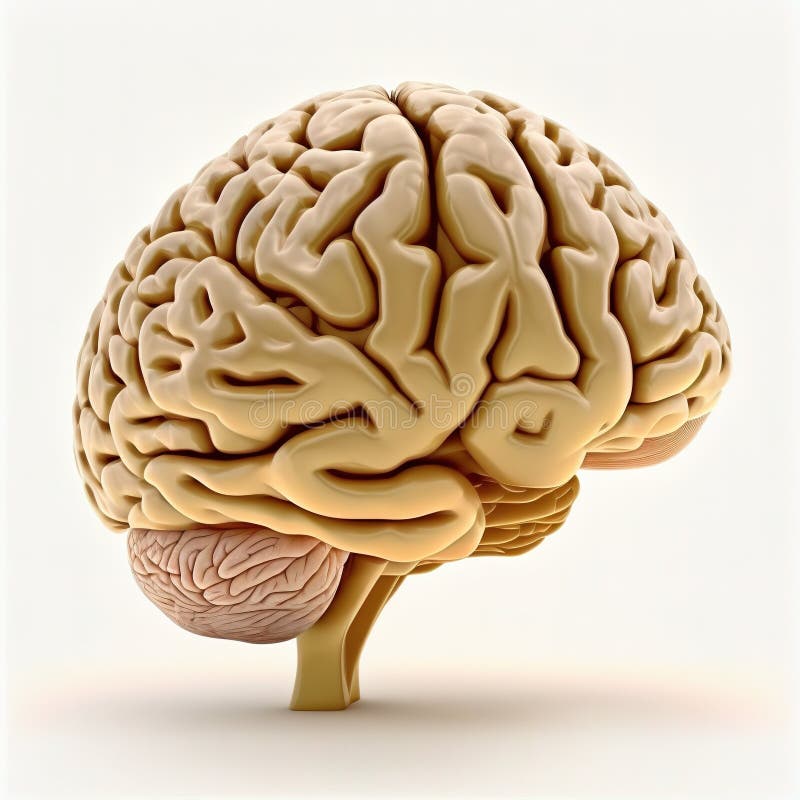 Human Brain Illustrations Design in Vector Art 3d Design Concepts Stock ...