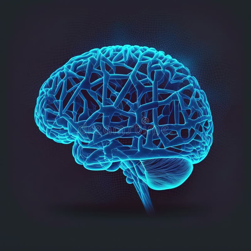 Human Brain Illustrations Design in Vector Art 3d Design Concepts Stock ...