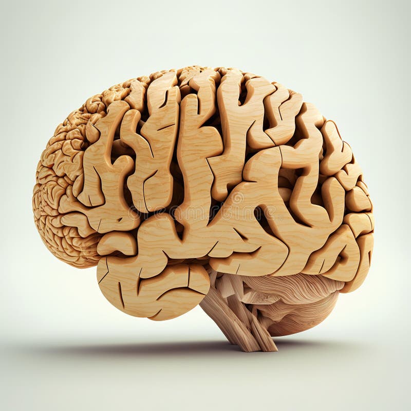 Human Brain Illustrations Design in Vector Art 3d Design Concepts Stock ...