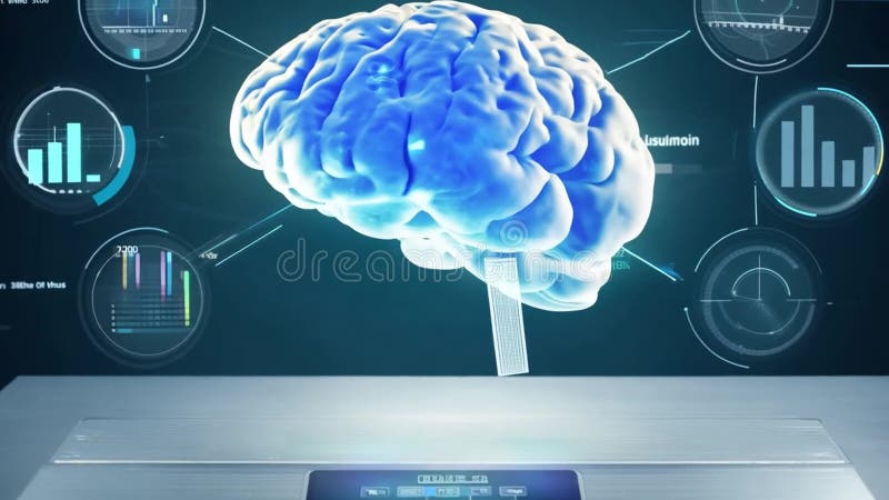 Human Brain Hologram Displayed in Advanced Laboratory Setting ...