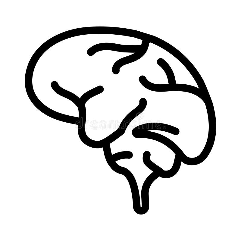 Human Brain Icon stock vector. Illustration of neuroscience - 363274984