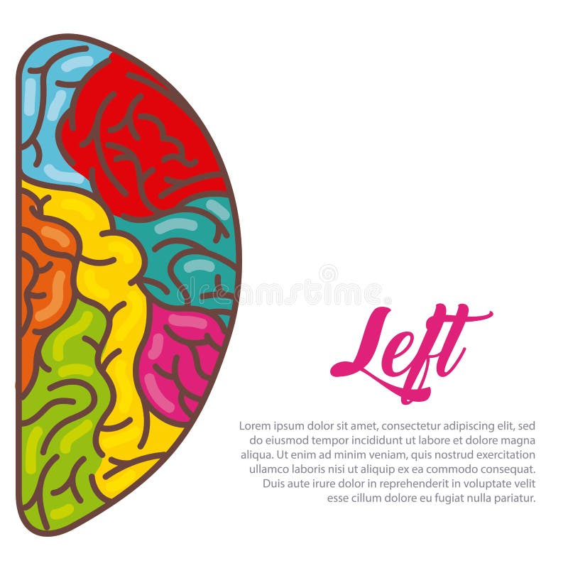 Human brain icon stock illustration. Illustration of human - 82534685