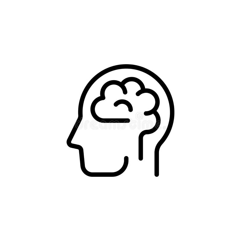 Brain Icon Editable Stroke Stock Illustrations – 4,017 Brain Icon ...