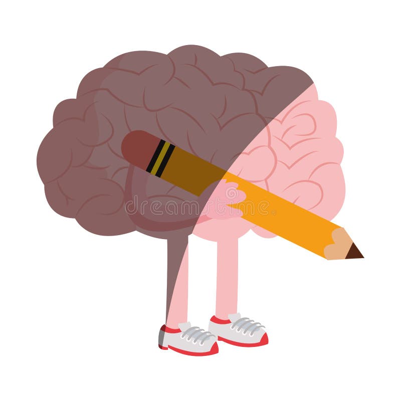 Human Brain Pencil Icon Stock Illustrations – 956 Human Brain Pencil ...