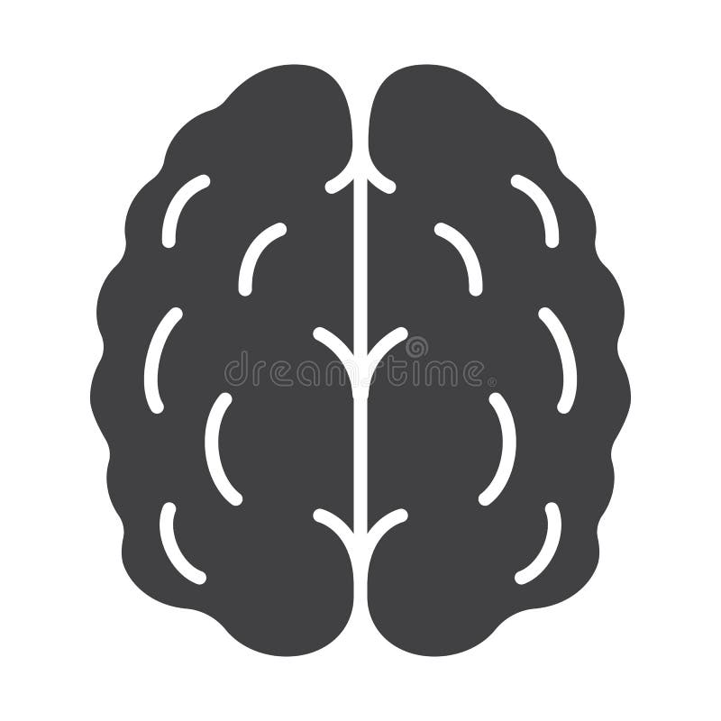 Human brain icon stock vector. Illustration of intellect - 167000500