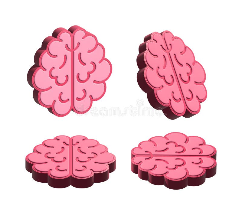 Human Brain Pattern. Thinking Process, Brainstorming, Good Idea, Brain ...