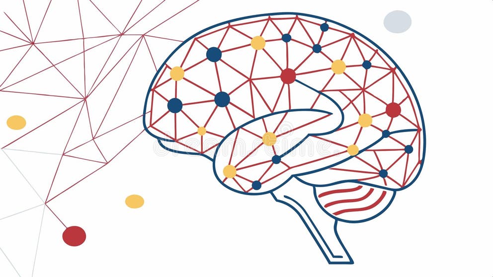 Human Brain Illustration, Mind Art, and Cognitive Science Design Vector Design Generative AI ...