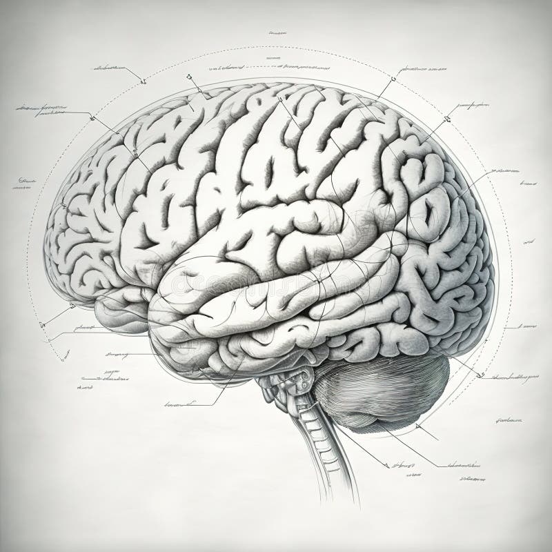 Human Brain Illustrations Design in Vector Art 3d Design Concepts Stock ...