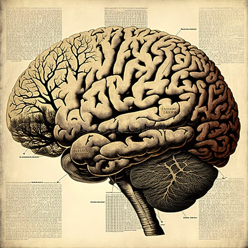 Human Brain Illustrations Design in Vector Art 3d Design Concepts Stock ...