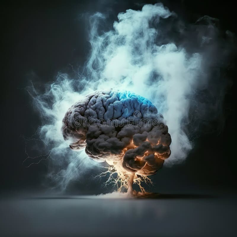 Human Brain Illustrations Design in Vector Art 3d Design Concepts Stock ...