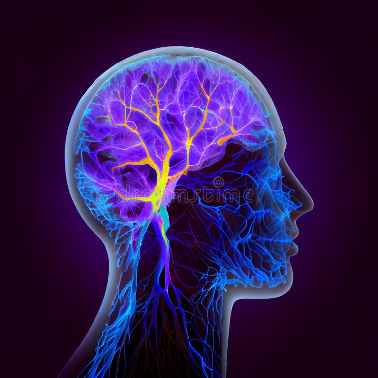 Human Brain. Inspiration and Creativity Stock Illustration ...