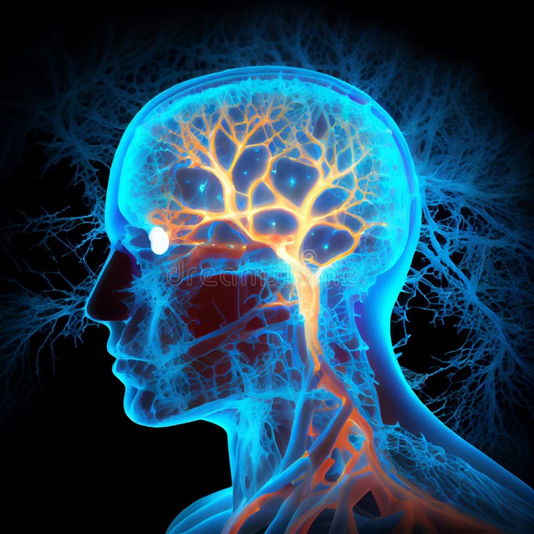 Human Brain. Inspiration and Creativity Stock Illustration ...