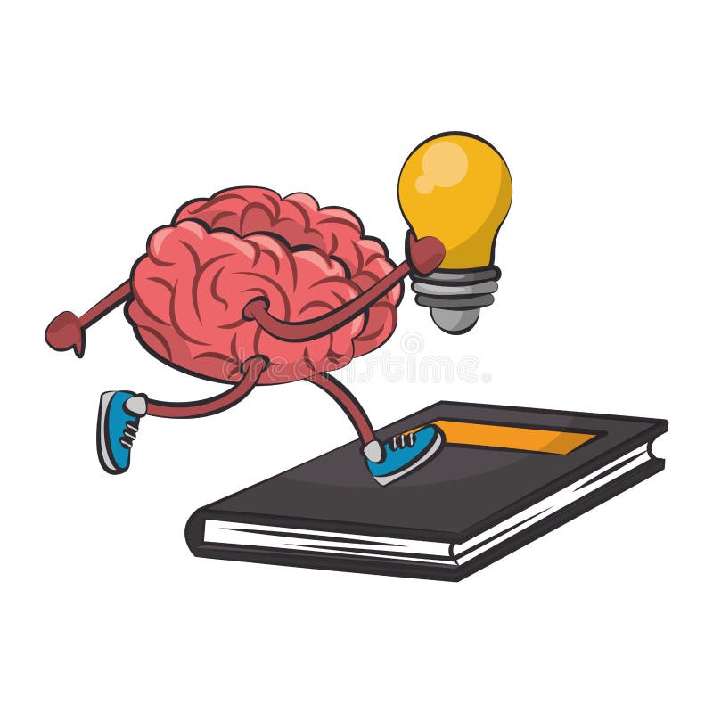 Human Brain Intelligence and Creativity Cartoons Stock Vector ...
