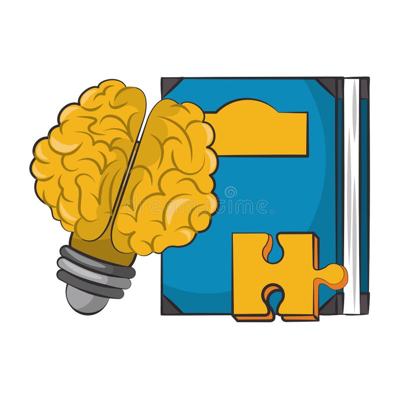 Human Brain Intelligence and Creativity Cartoons Stock Vector ...