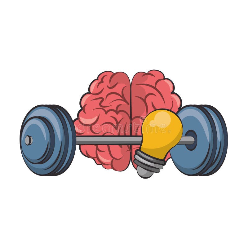 Human Brain Intelligence and Creativity Cartoons Stock Vector ...