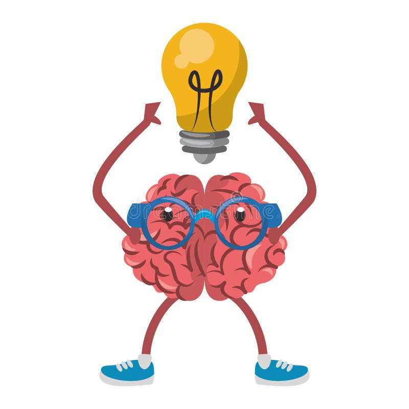 Human Brain Intelligence and Creativity Cartoons Stock Vector ...