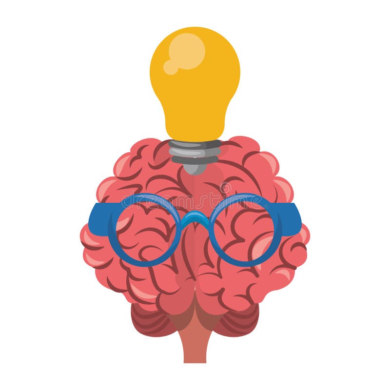 Human Brain Intelligence and Creativity Cartoons Stock Vector ...