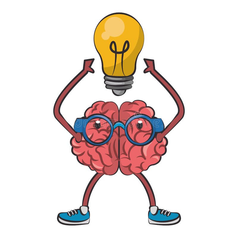 Human Brain Intelligence and Creativity Cartoons Stock Vector ...