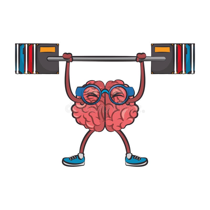 Human Brain Intelligence and Creativity Cartoons Stock Vector ...