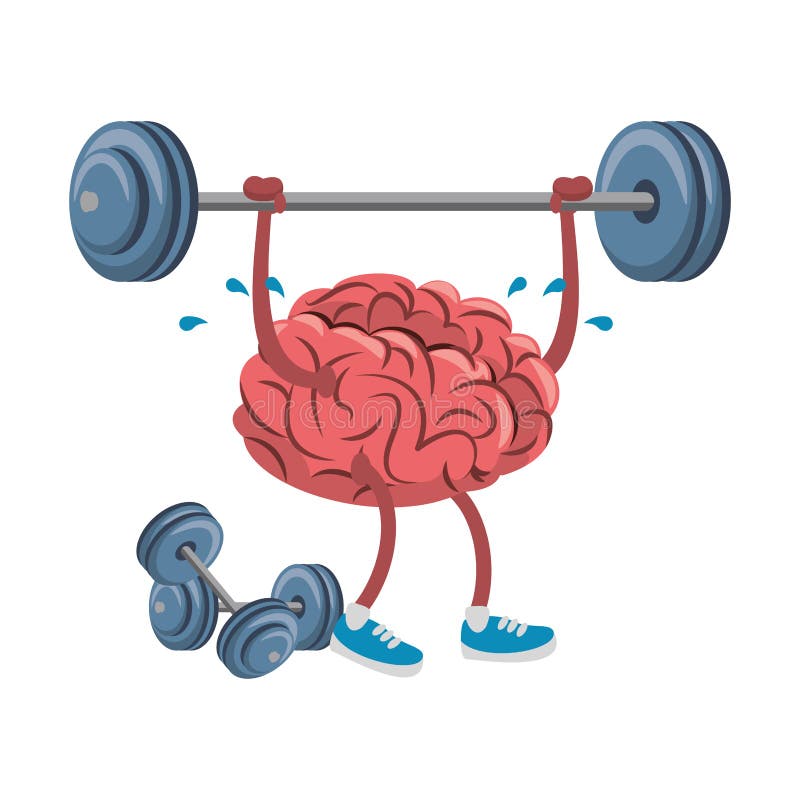 Human Brain Intelligence and Creativity Cartoons Stock Vector ...