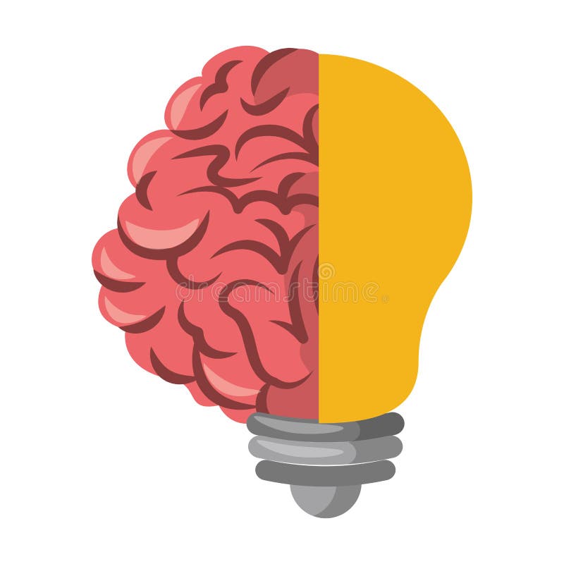 Human Brain Intelligence and Creativity Cartoons Stock Vector ...