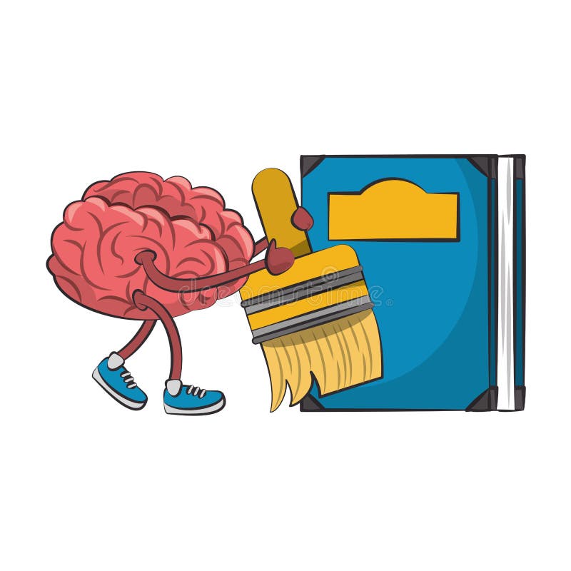 Human Brain Intelligence and Creativity Cartoons Stock Vector ...