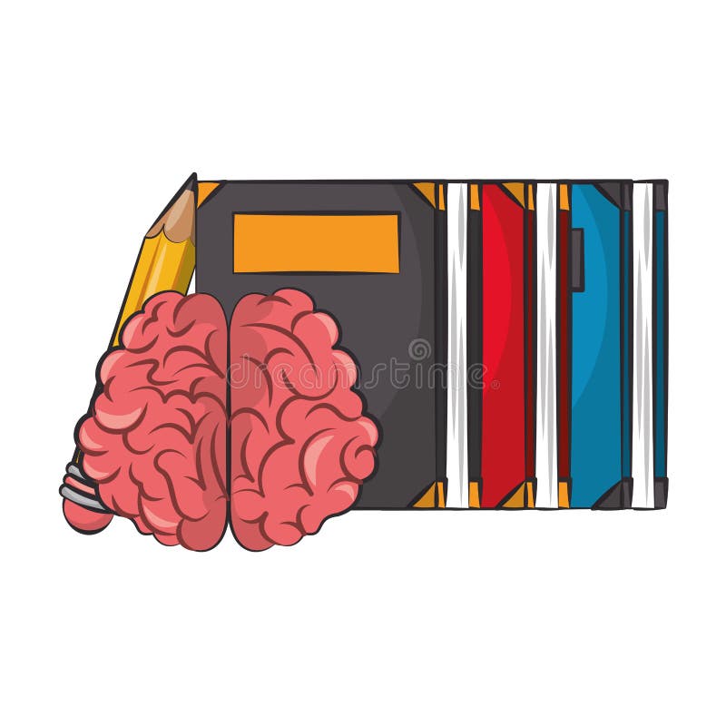 Human Brain Intelligence and Creativity Cartoons Stock Vector ...