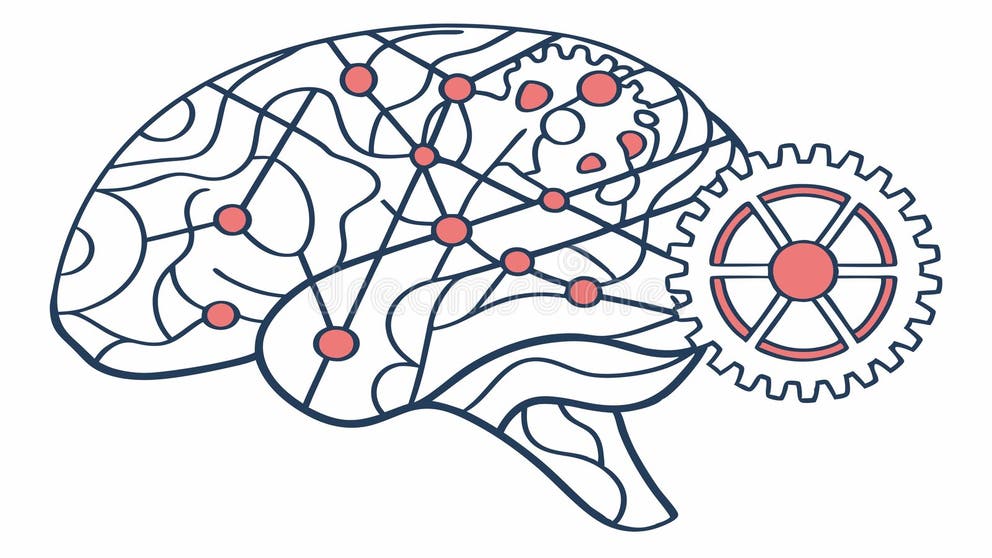 Interconnected Brain Gears Stock Illustrations – 581 Interconnected ...