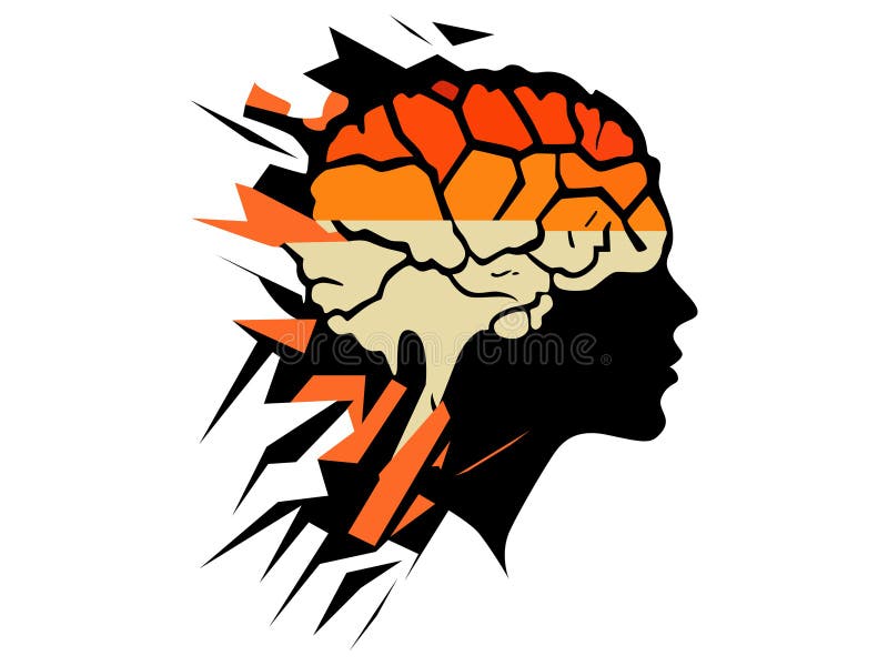 Human Brain. Isolated Vector. Concept of the Human Brain Stock ...