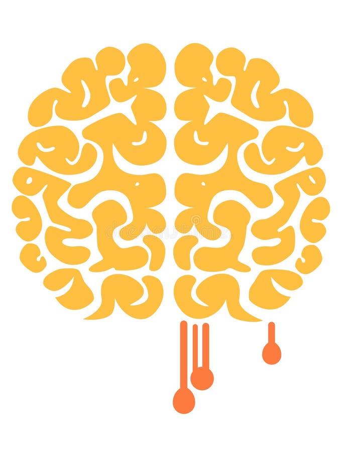 Human Brain. Isolated Vector. Concept of the Human Brain Stock ...