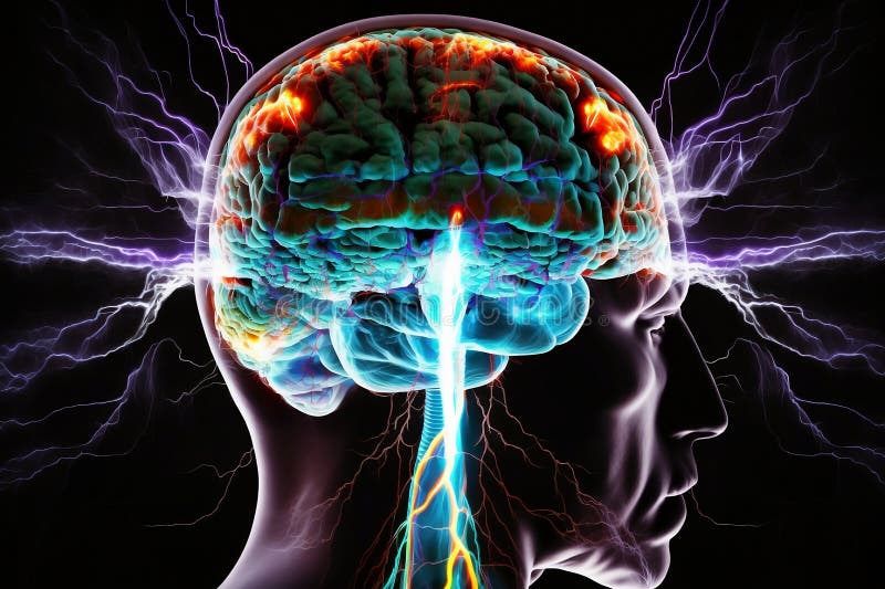 Human Brain and Its Capabilities Stock Illustration - Illustration of ...