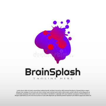 Creativity Brain Splash Logo Stock Illustrations – 72 Creativity Brain ...