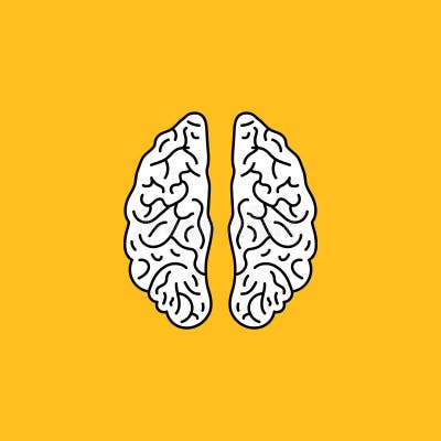 Human Brain Medical Symbol, Vector Stock Vector - Illustration of ...