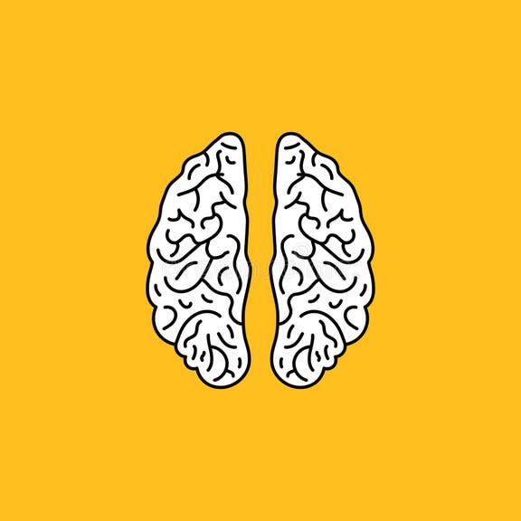 Human Brain Medical Symbol, Vector Stock Vector - Illustration of ...