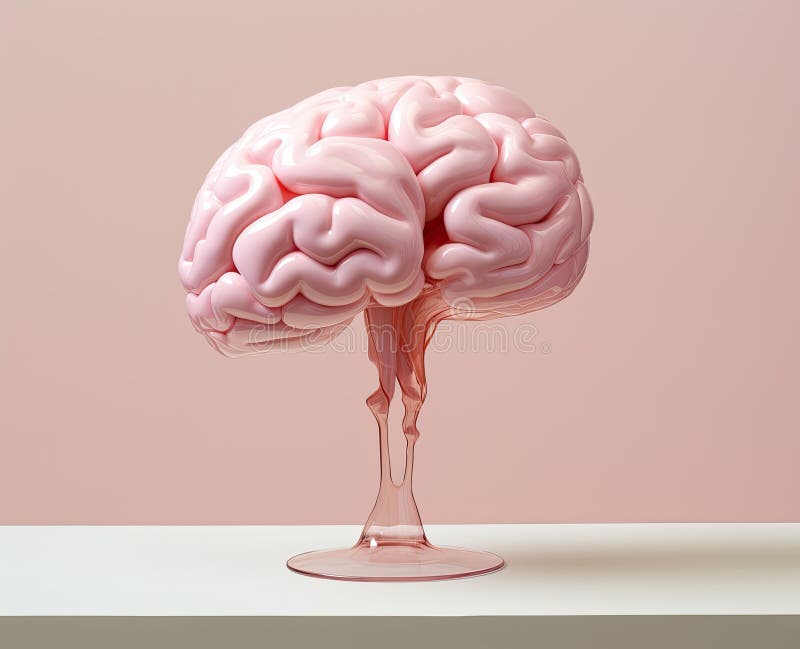 A human brain model stock illustration. Illustration of body - 306562174